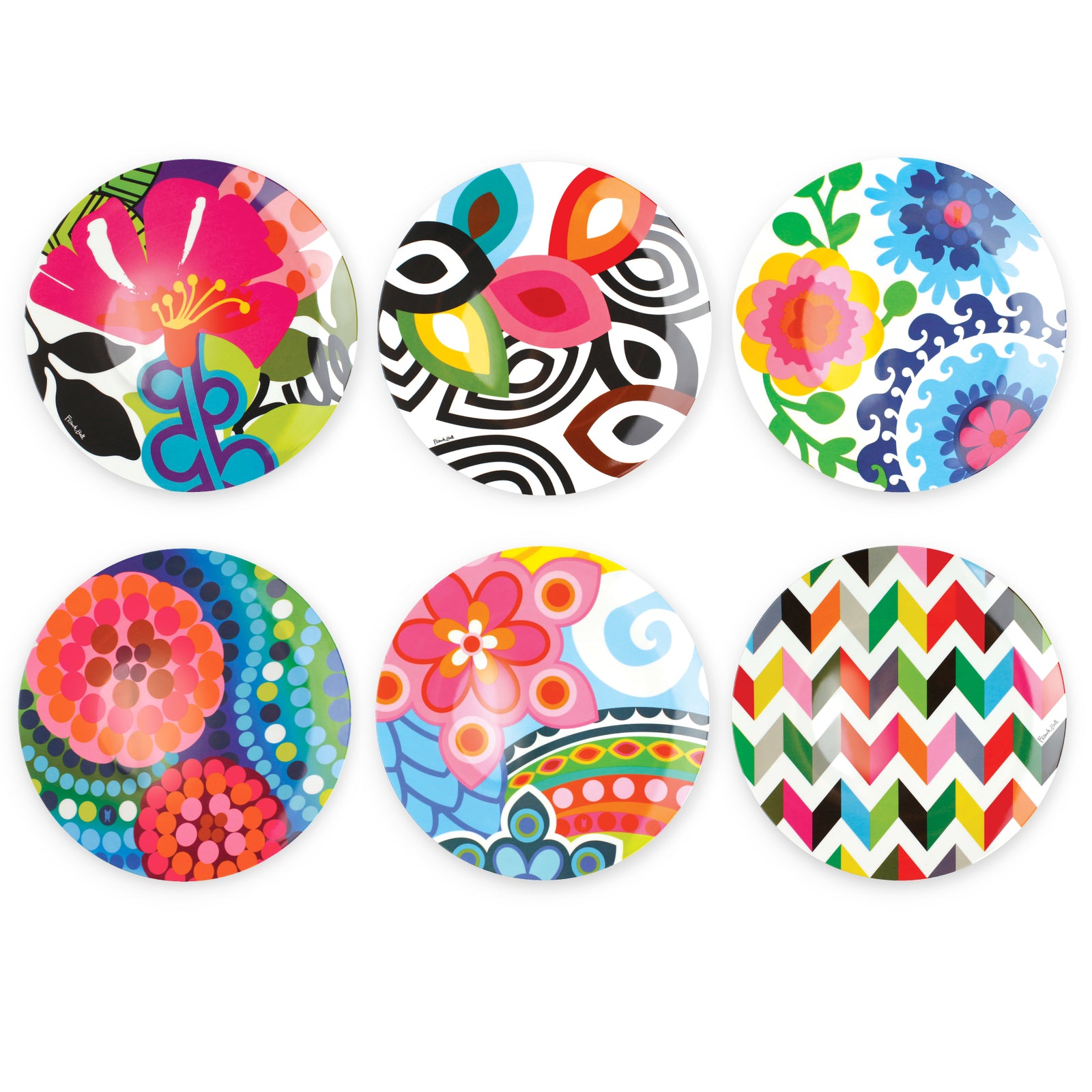 Assorted Dinner Plate Set - French Bull