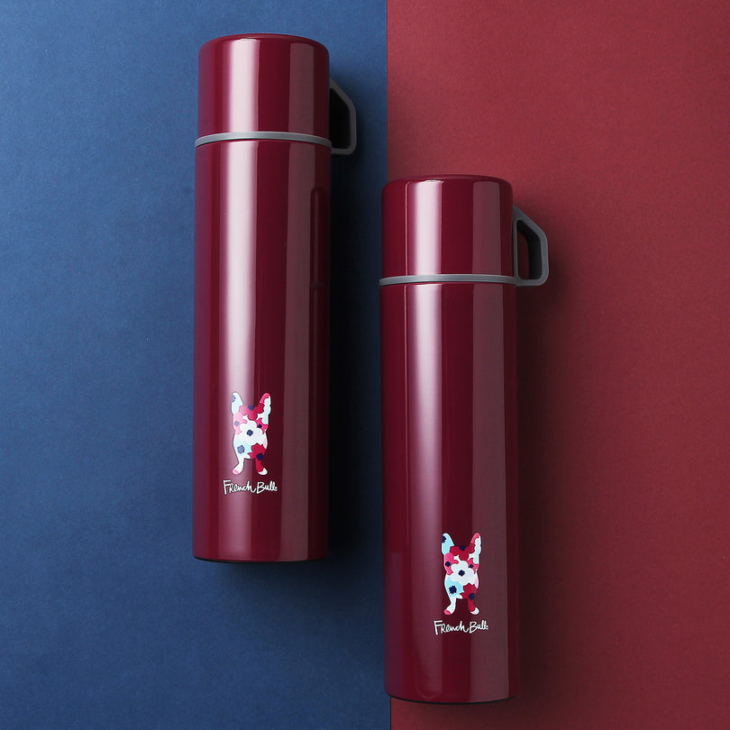 Designed Bullet Flask - Cranberry l French Bull Official